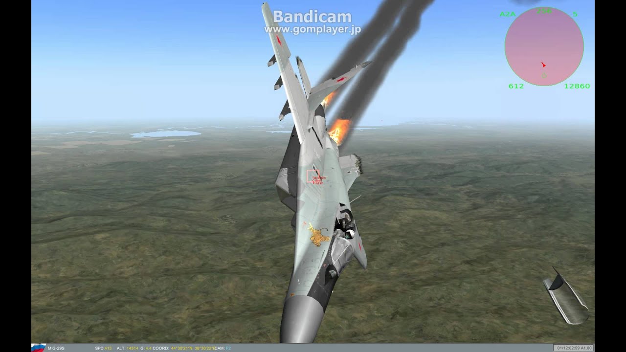LOCK ON platinum Flaming Cliffs 2 F-2で爆撃 - YouTube