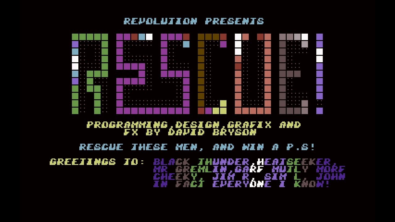 Rescue! - C64 Longplay - YouTube