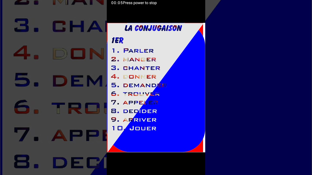 How To Conjugate 10 Most Used (First Group) Verbs in French - YouTube