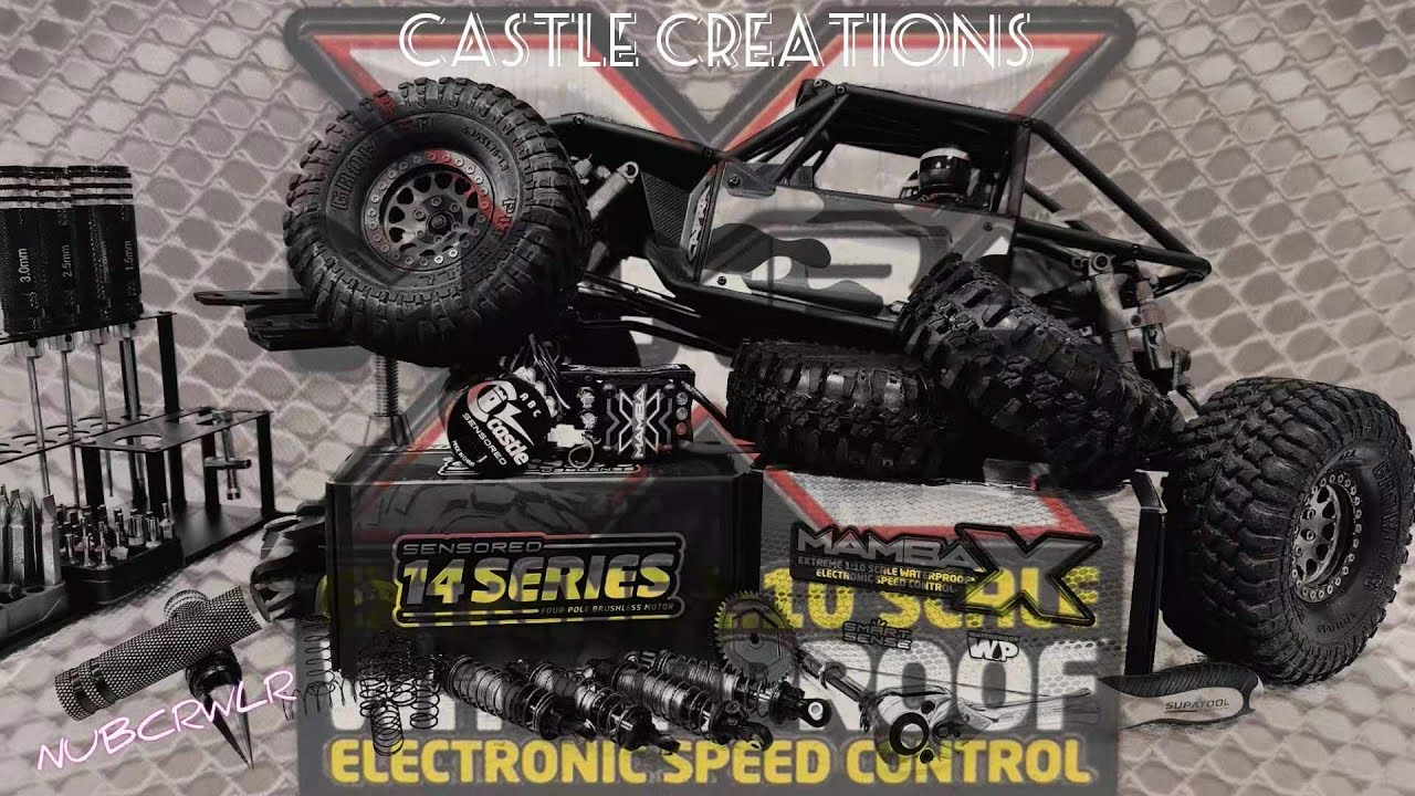 Axial Capra installed Castle Creations Mamba X, (Ft.Westernman) Gmade ...