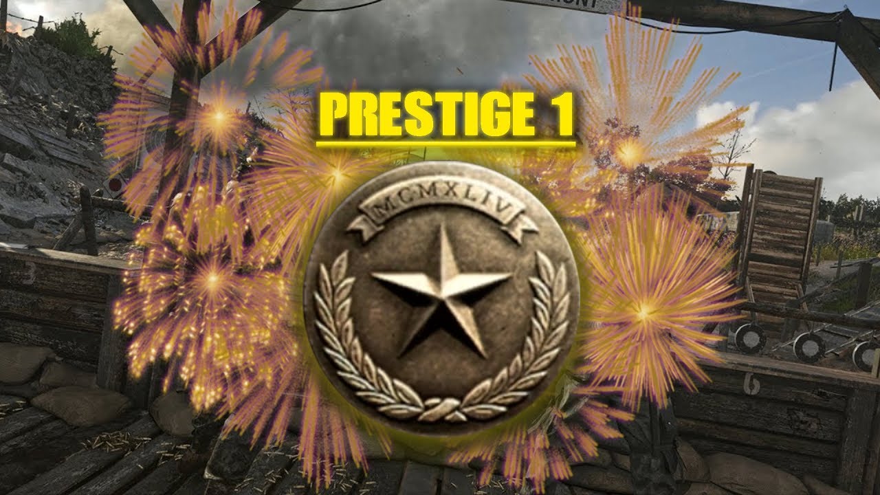 COD:WW2 Prestige 👑Prestige 1👑(UPDATE THERE IS PRESTIGE REWARDS DIDN'T ...