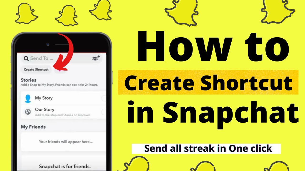 How to make Snapchat Shortcut | Create Shortcut on Snapchat 2022 - YouTube