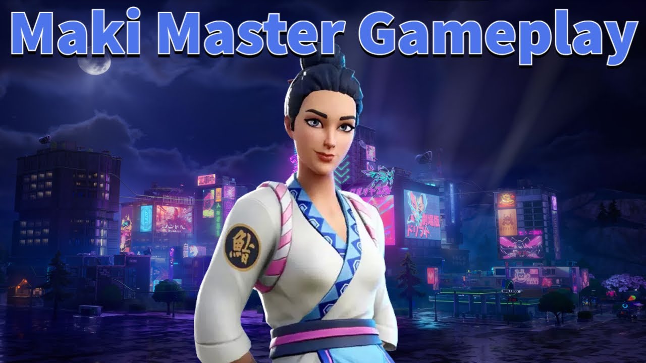 Maki Master Gameplay | Fortnite - No Commentary - YouTube