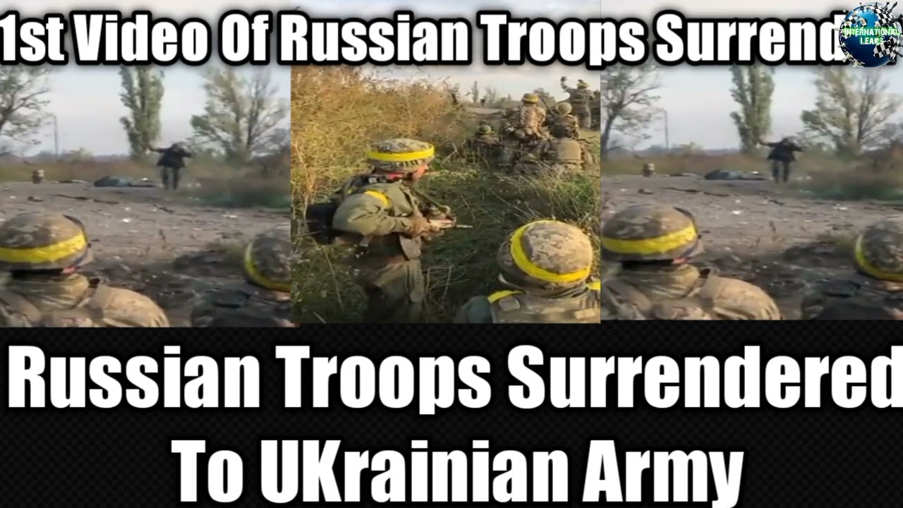 Russian Troops Surrendered To UKrainian Army! Russian Troops ...