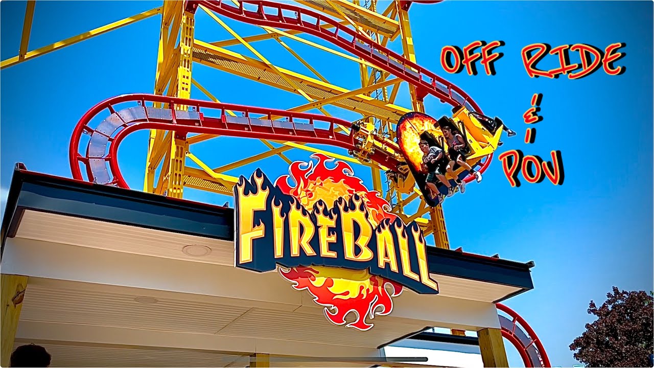 Fireball at Adventureland: Off Ride And POV - YouTube