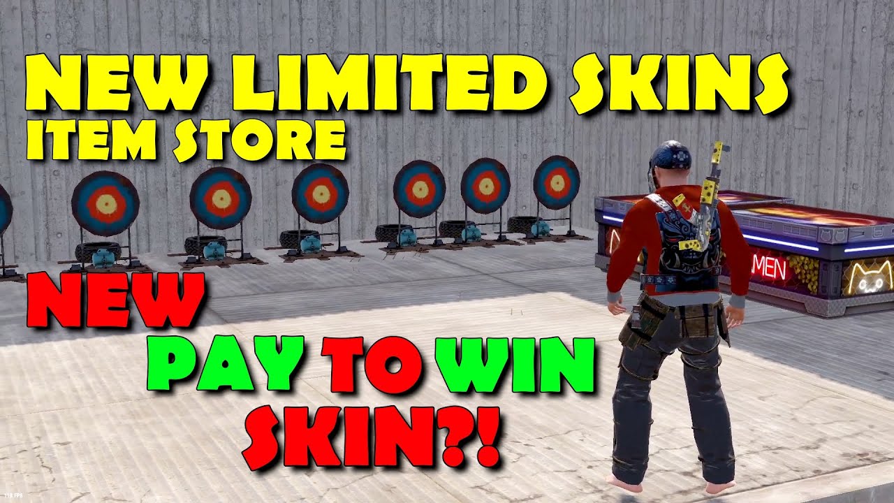 RUST NEW LIMITED SKINS - ITEM STORE - NEXT PAY TO WIN SKIN? - YouTube