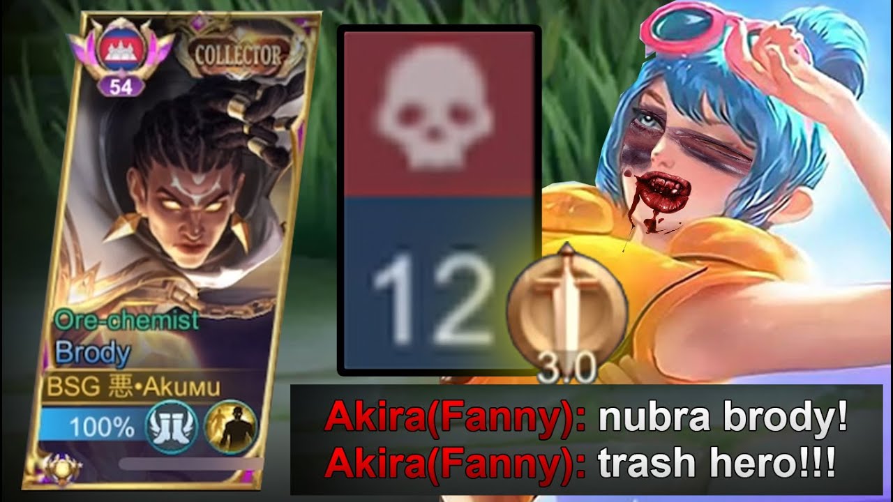 TOP NOOB BRODY! GOODBYE META FANNY! EFFORTLESS COUNTER USING BRODY ...