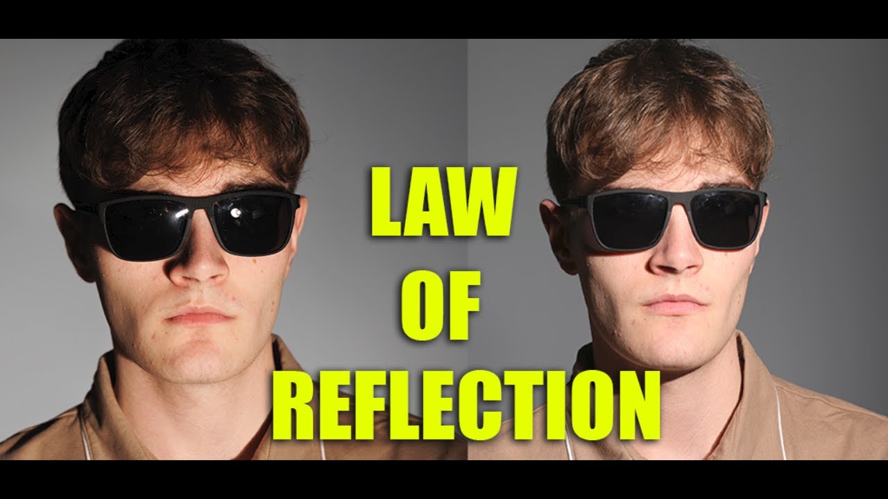 How to Remove Reflections from Sunglasses: The Law of Reflection ...