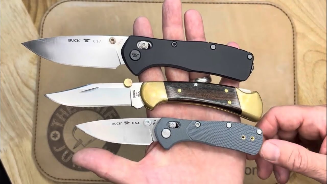 Buck Range Elite and Mini Range Pro - Two Great EDCs Close Up - YouTube