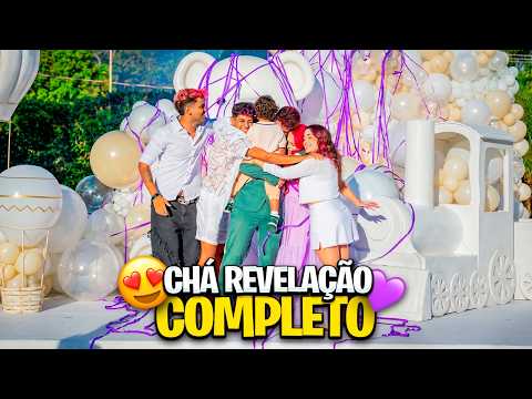 VLOG DO CHÁ REVELAÇÃO COMPLETO *menino ou menina?