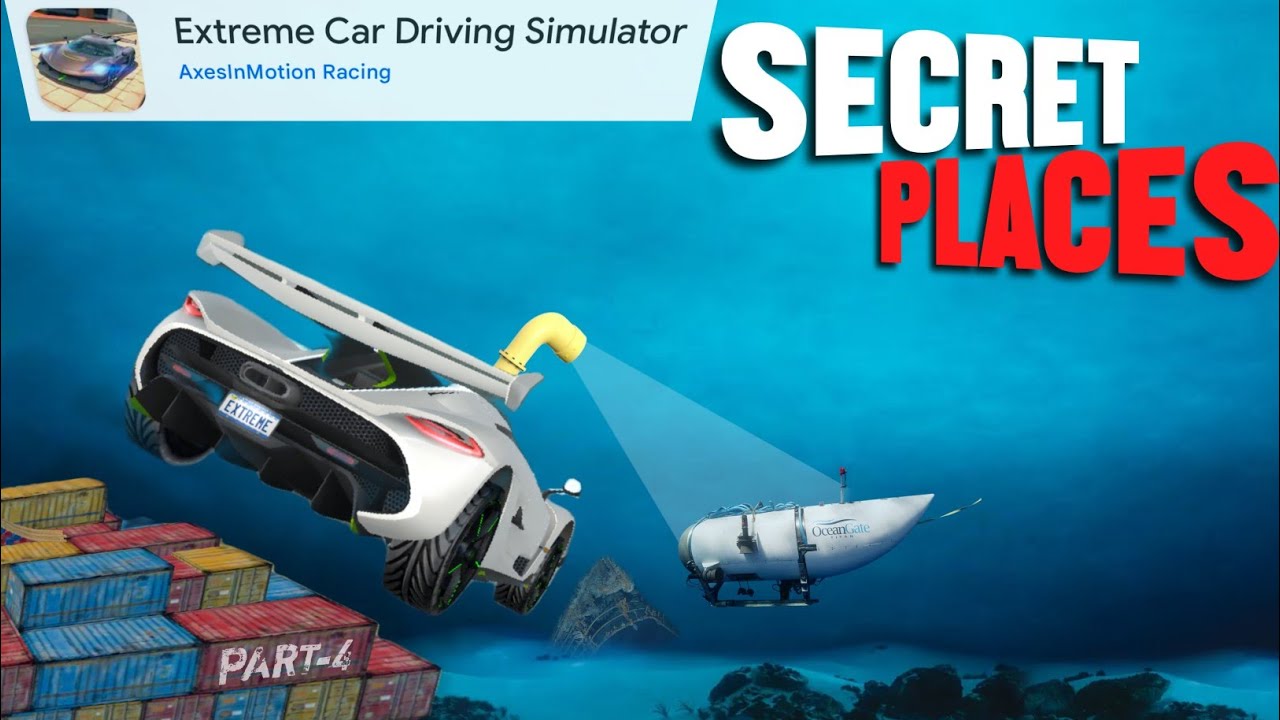 UNKNOWN 5 SECRET PLACES! 🤯 || Extreme Car Driving Simulator - YouTube