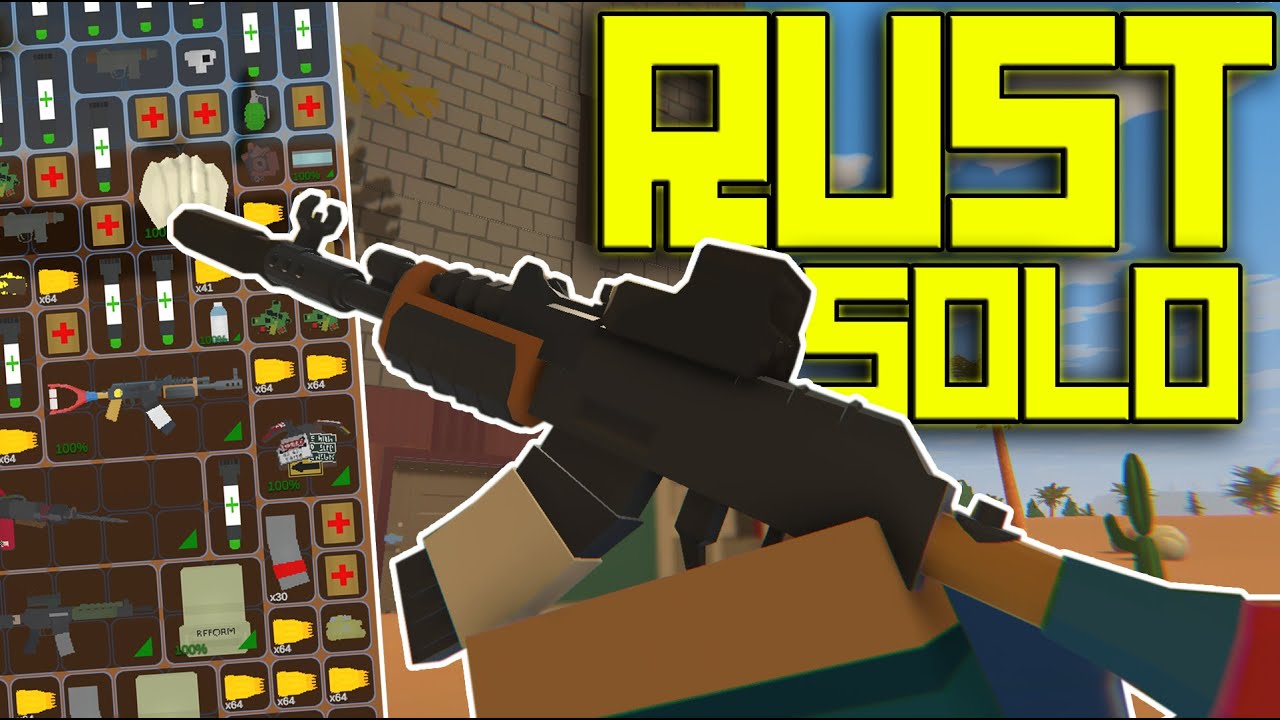 The Solo Journey To Become Stacked - Unturned Rust (Rusturned PvP ...
