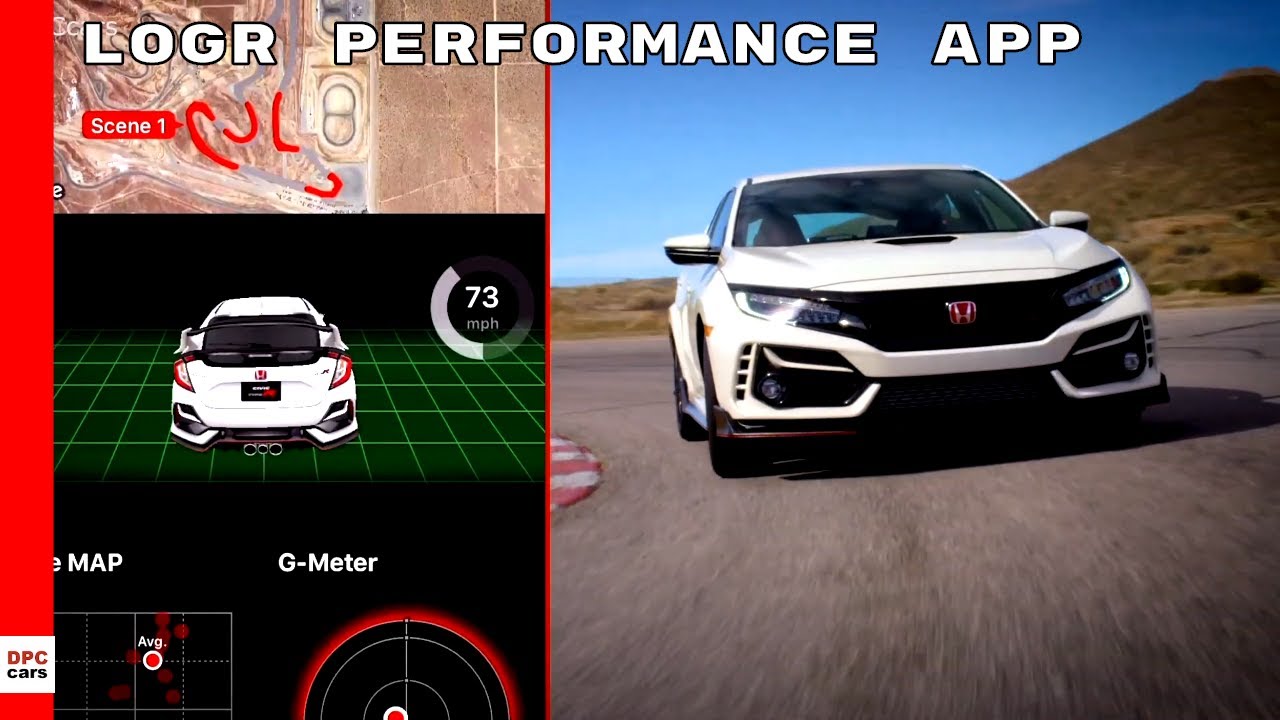 2020 Honda Civic Type R LogR Performance App - YouTube