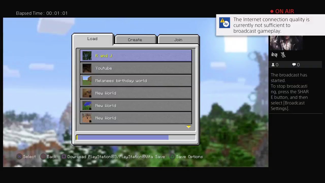 PlayStation 4 minecraft - YouTube