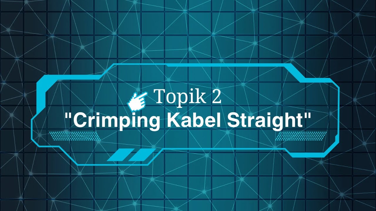 Cara Crimping Kabel LAN (Straight) Anti Gagal! - YouTube