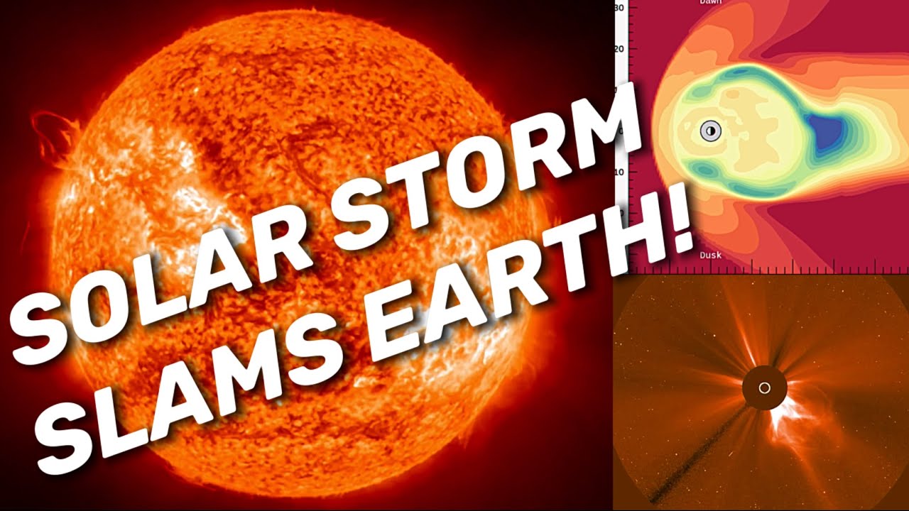 Massive Solar Storm Hits Earth Today! - YouTube