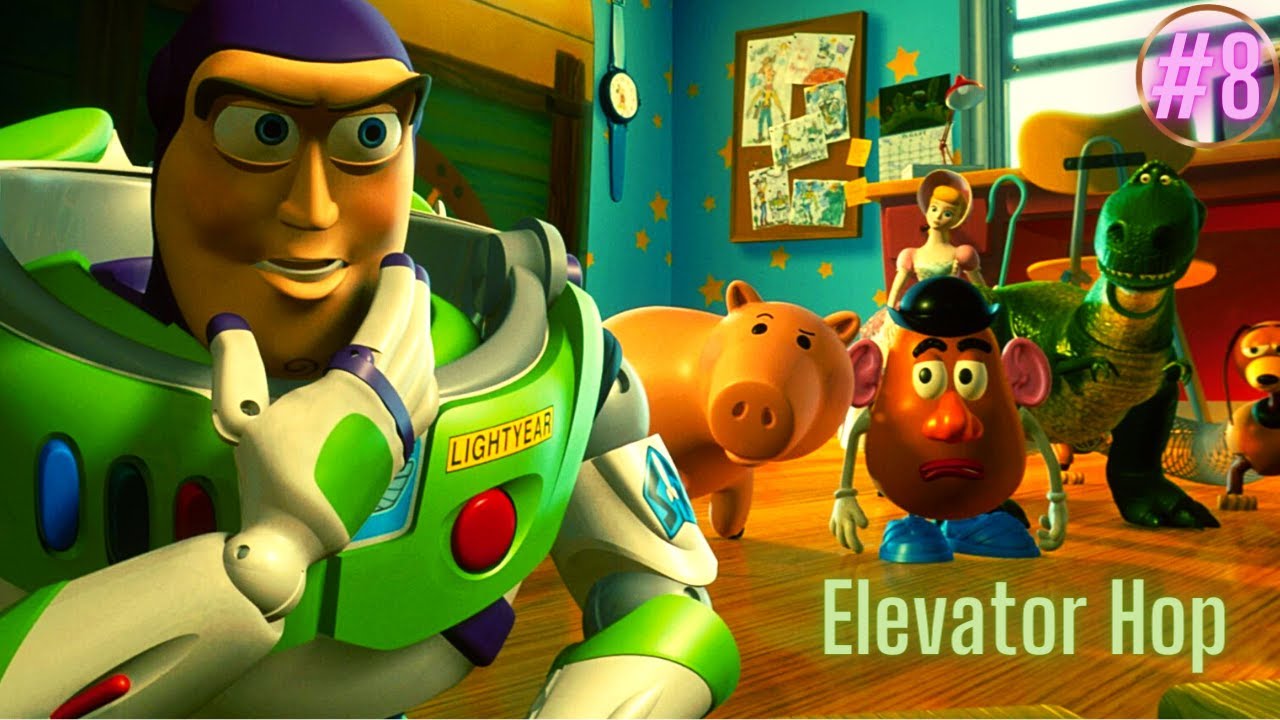 Toy Story 2 | Walkthrough | [PC] | All Pizza Tokens | Part 8 | Elevator ...