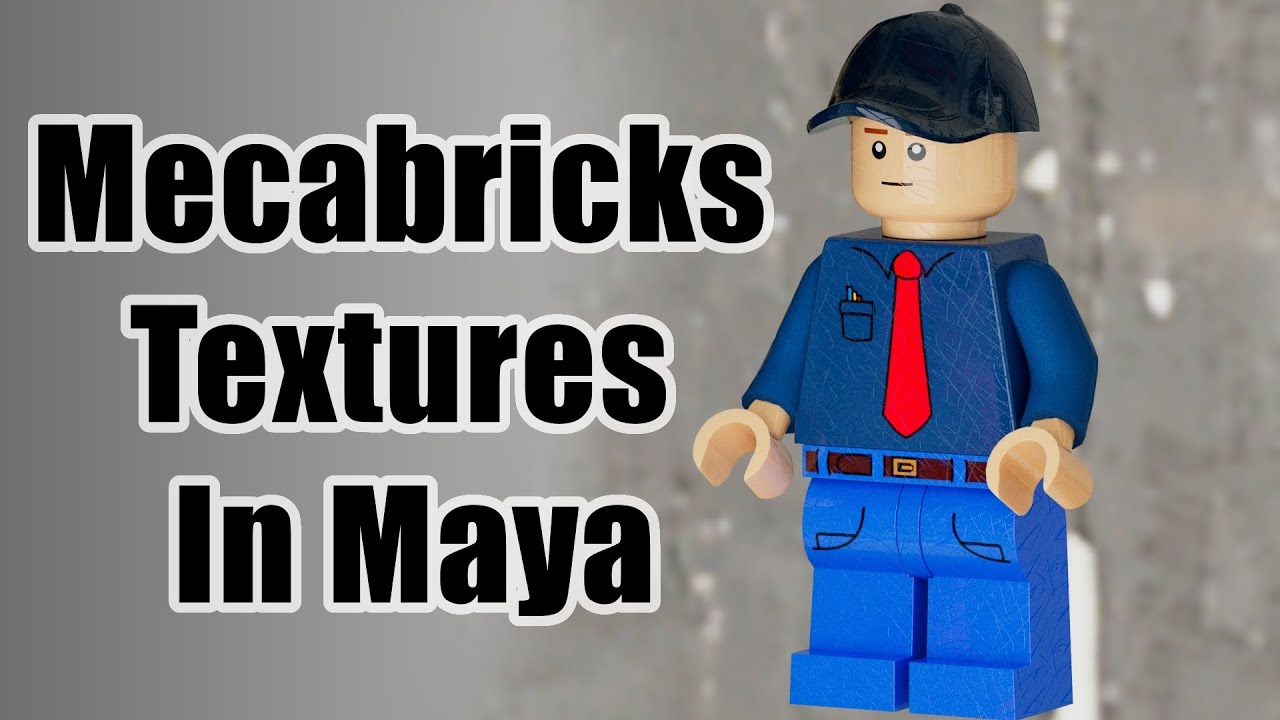 Mecabricks textures in maya and Resource referrals - YouTube