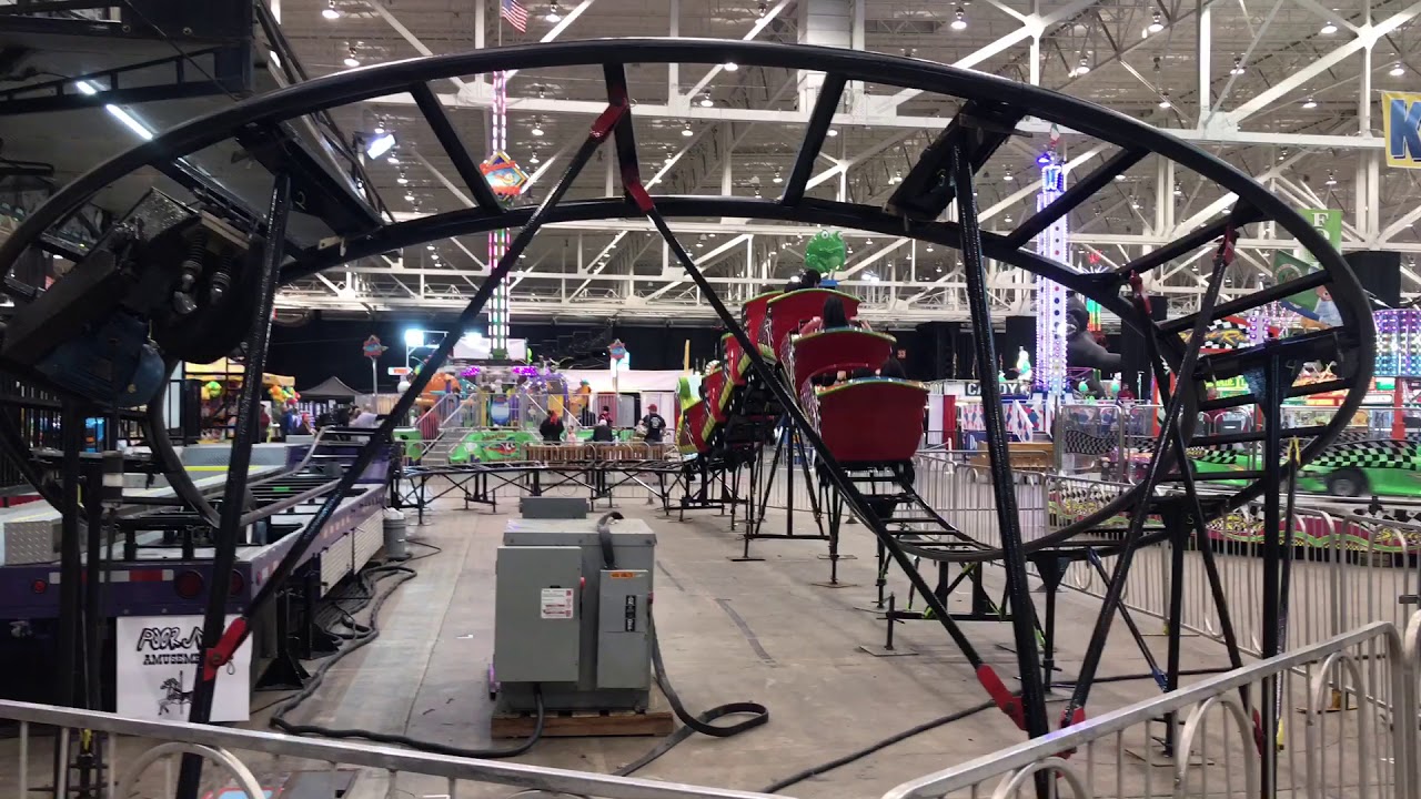 Orient express coaster at the ix indoor amusement park - YouTube