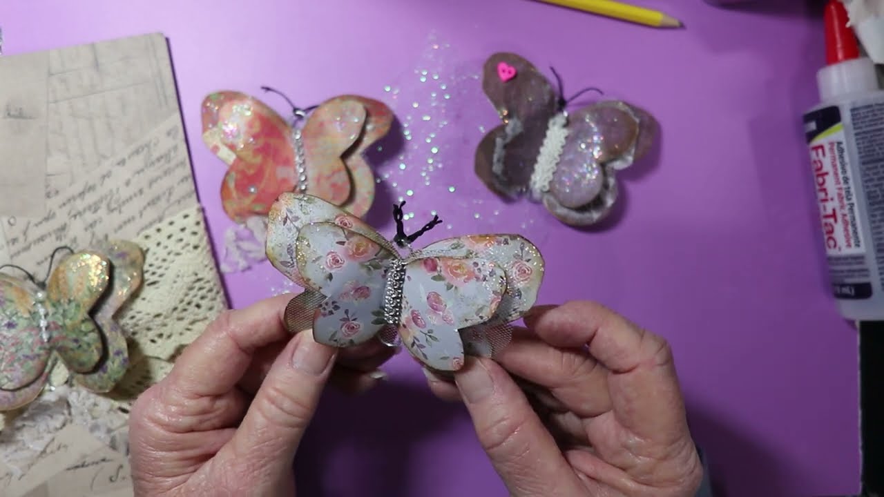 Little Bits #11: Paperclip Butterflies - YouTube