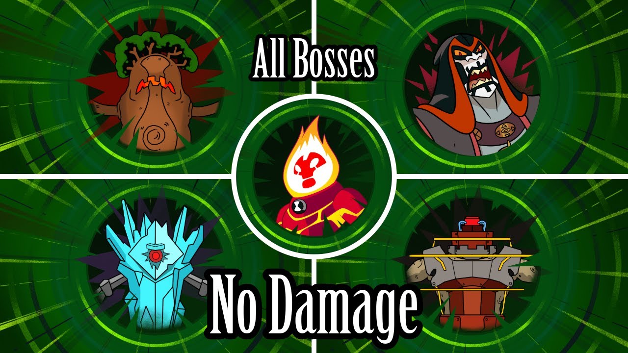 Ben 10 Power Trip - All Bosses No Damage + Ending - YouTube