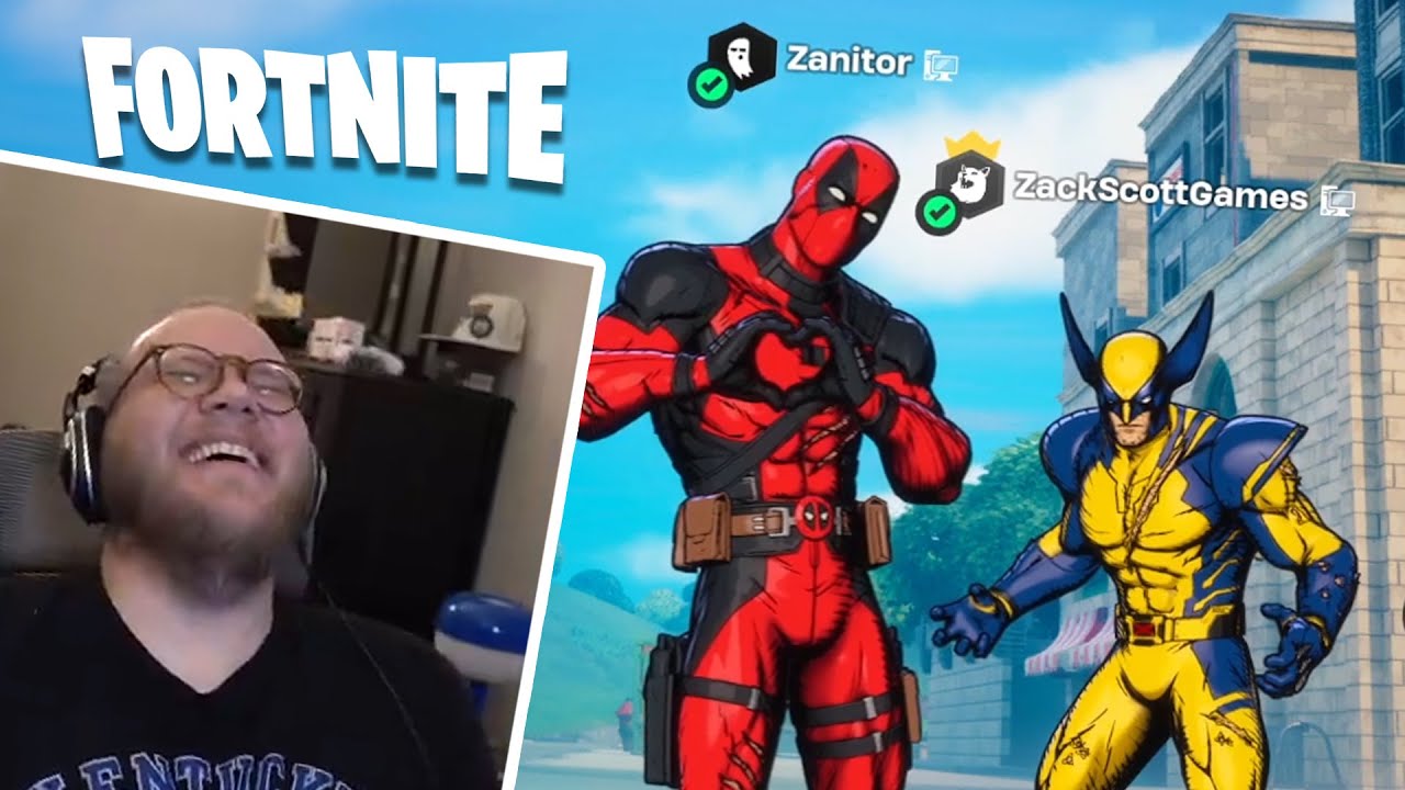 So I streamed Fortnite with ZackScottGames... - YouTube