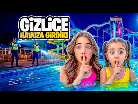 ELİF SİNEM VE DURU OTELİN HAVUZDA SAKLANDI ‼️HAVUZA GİZLİ KAÇIŞ !!