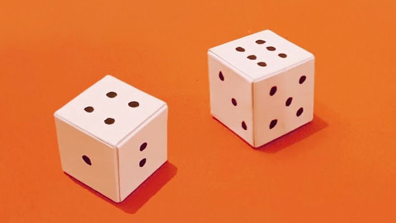 How To Make Paper Dice Step By Step very Easy YouTube How To Make Paper Dice Step By Step very Easy YouTube