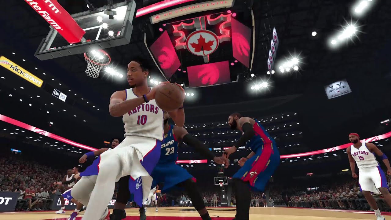 NBA 2K18 PC Gameplay Cleveland All-Time Cavaliers vs Toronto All-Time ...