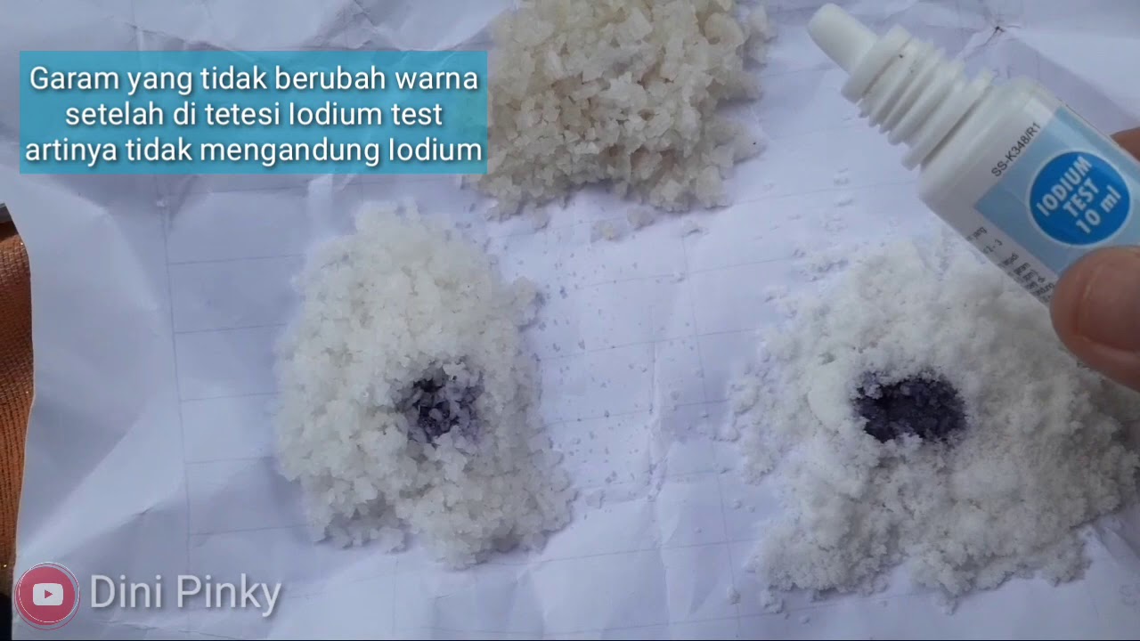 CEK GARAM DAPURMU SEKARANG !! // Garam beryodium // Iodium Test - YouTube