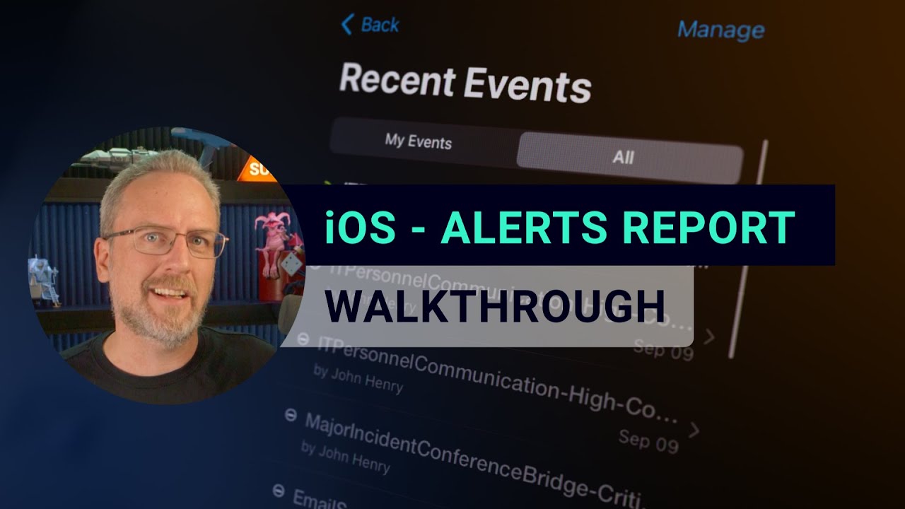 iOS Alerts Report - xMatters Support - YouTube