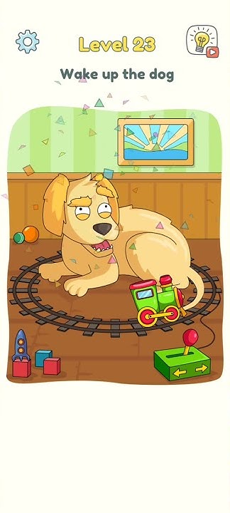 DOP 3 Level 23 - Wake up the dog - Channel Game Mikir - YouTube