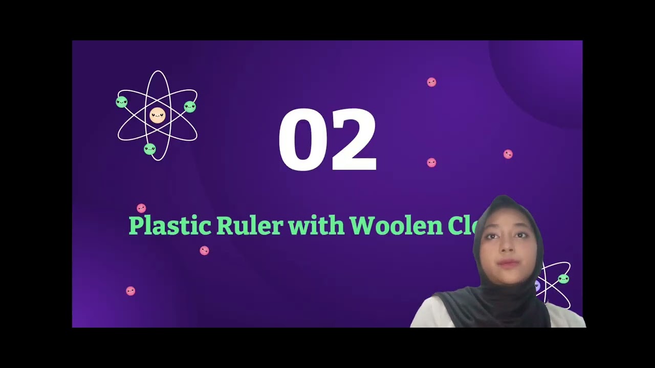 How To Make Static Electricity With a Plastic Ruler - YouTube