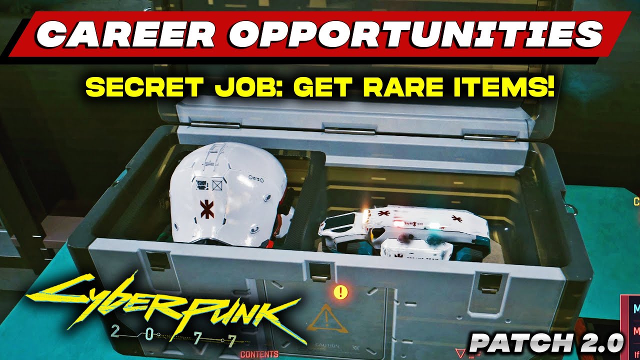 Cyberpunk 2077 UNLOCK NEW SECRET JOB Career Opportunities (Complete ...