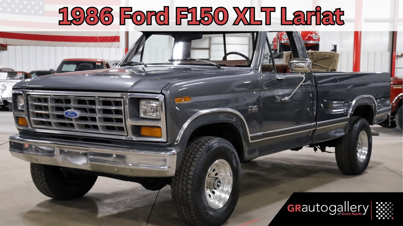 1986 Ford F150 XLT Lariat For Sale - Walk Around - YouTube
