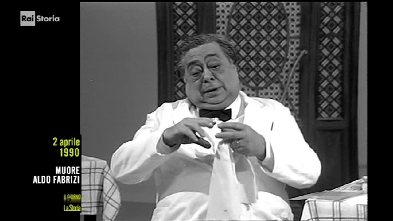 (Giorno & Storia) 2 aprile 1990 Roma: muore Aldo Fabrizi, famoso attore ...