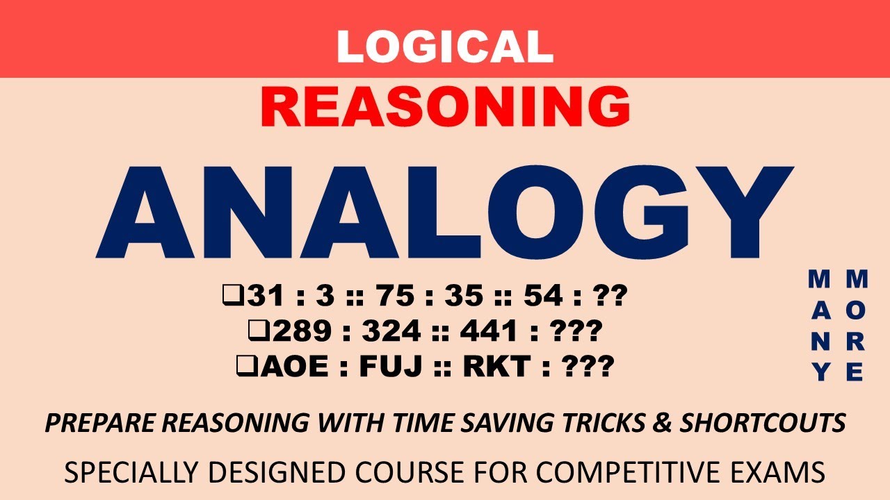 Analogy Reasoning Tricks Number Analogy Word Analogy Letter analogy-reasoning-tricks-number-analogy-word-analogy-letter
