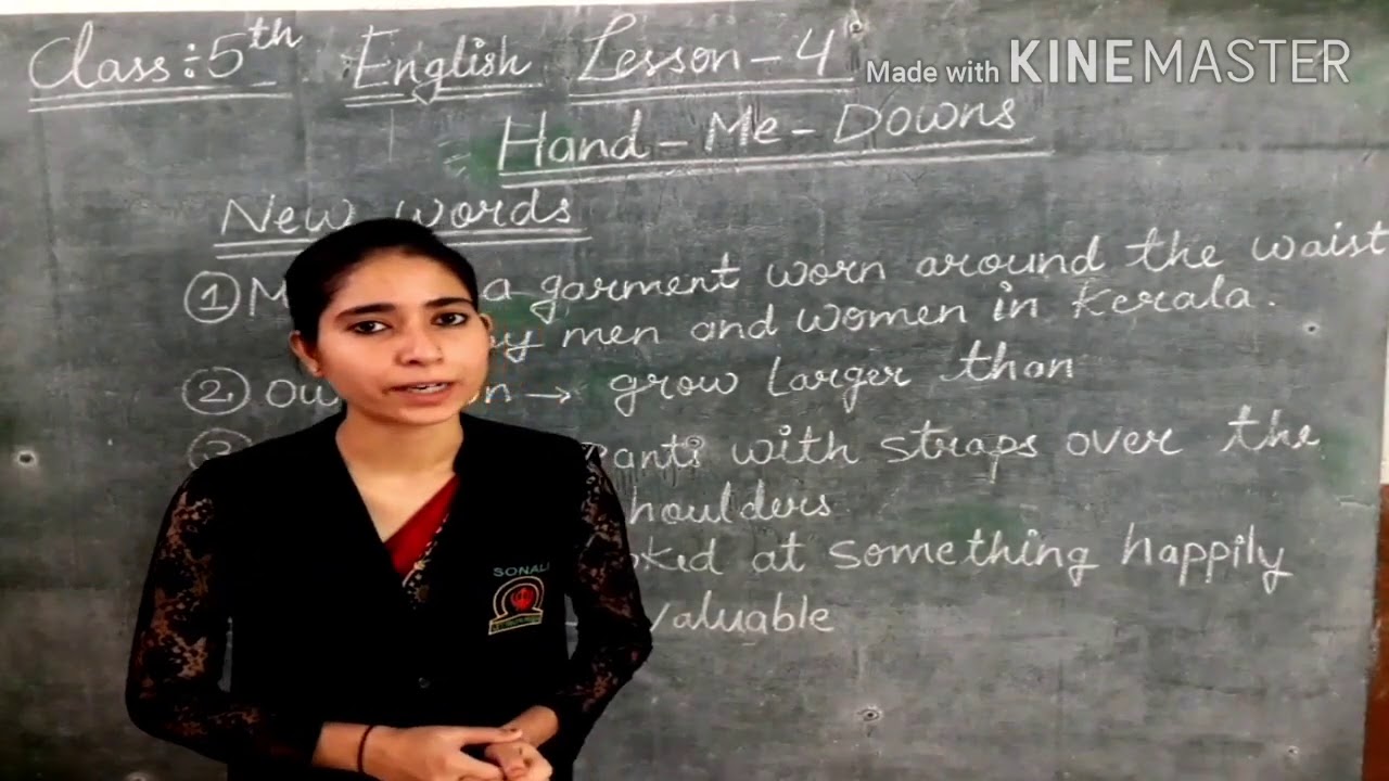 Class -5 English lesson -4 part - 1 - YouTube
