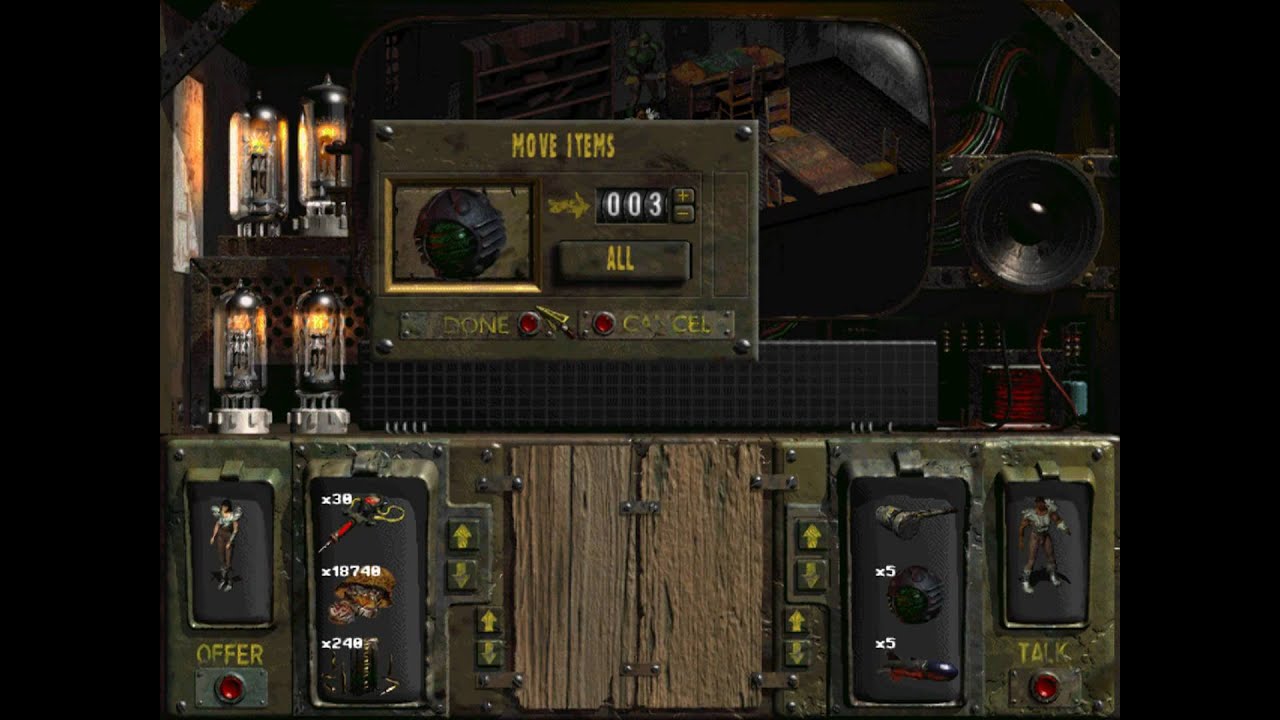 Fallout 1 - part 80 - Hub - Necropolis - gameplay - hardest difficulty ...