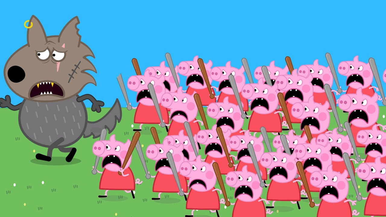 Chase Away Evil Wolves | Peppa Pig Animation - YouTube