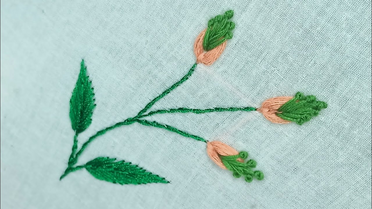 Beautiful flower design stitching || Easy and simple stitching tutorial ...