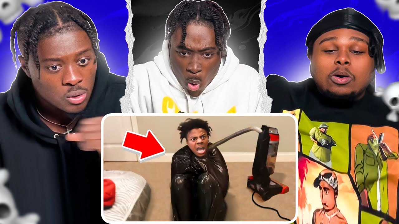 iShowSpeed Attempts The VACUUM TRASHBAG CHALLENGE Reaction! - YouTube