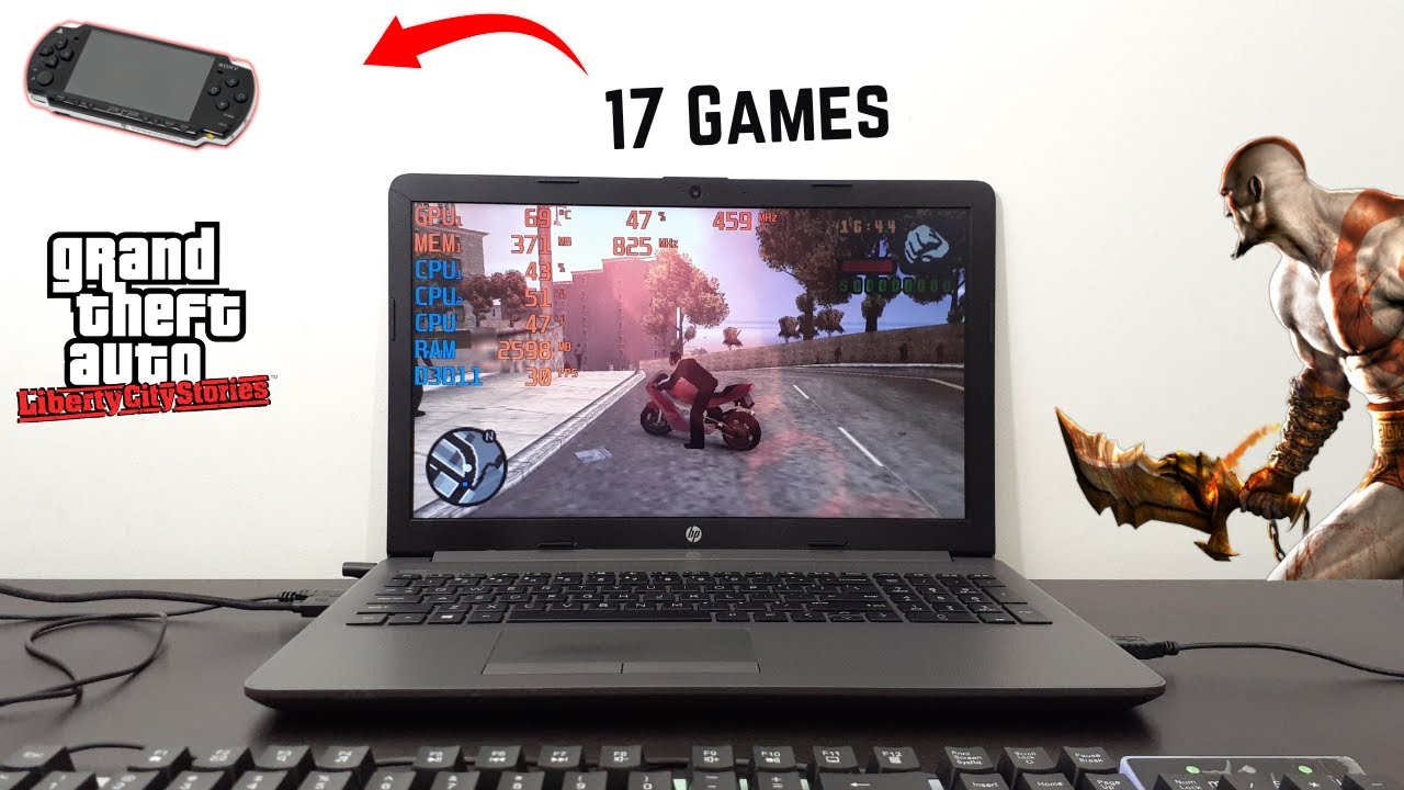 17 - PSP Emulator Games on AMD Radeon R4 Graphics (2024) - YouTube