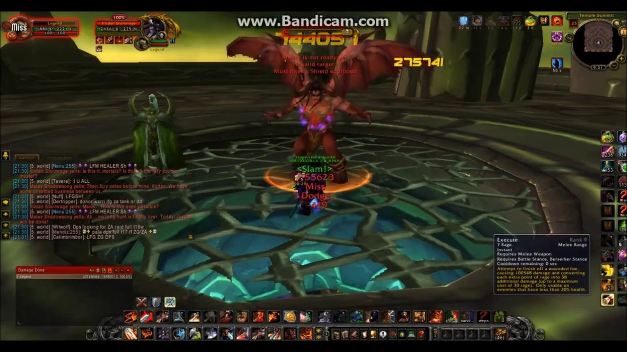 Heroes-WoW Illidan Boss Solo (Black Temple) - YouTube
