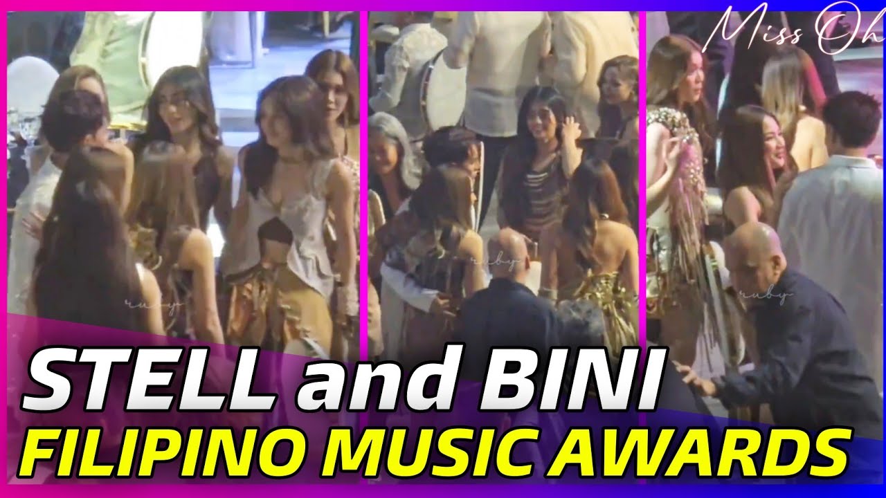 SB19 STELL and BINI MOMENT at the Filipino Music Awards 2025! - YouTube