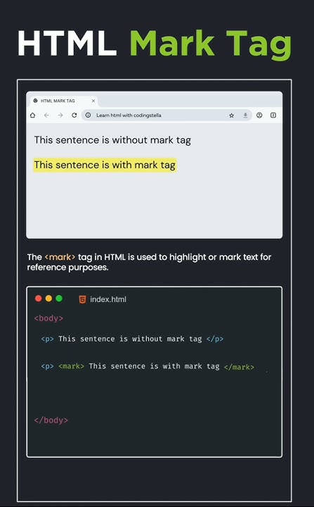 Html Mark Tag Html Codingin17 Shorts Youtube