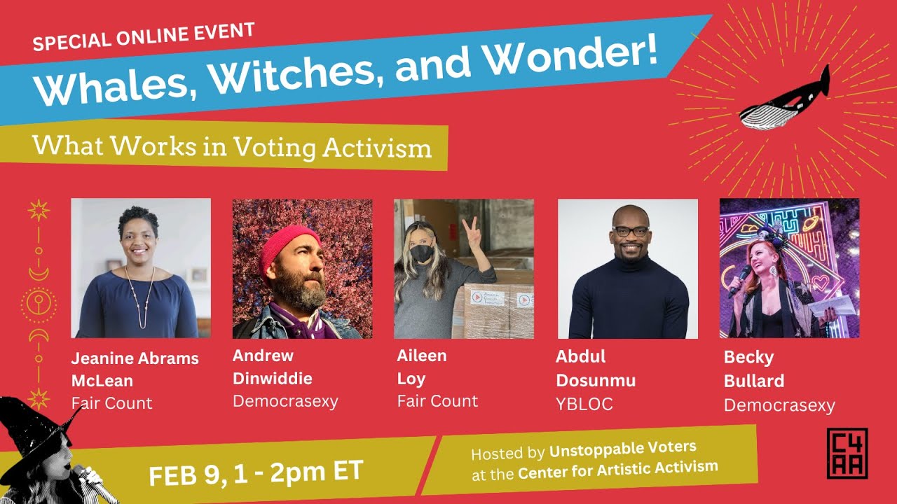 Whales Witches and Wonder: What Works in Voting Activism - YouTube
