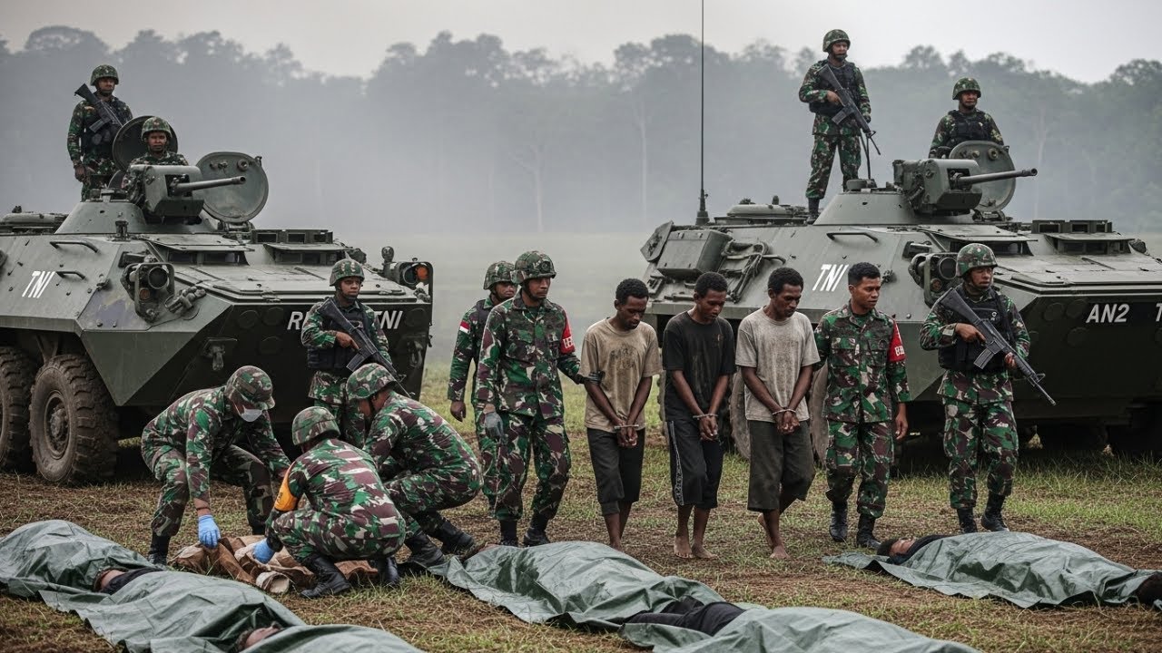 Detik-Detik TNI Gempur Markas OPM! Anoa dan SS2 Beraksi di Tengah Kabut ...