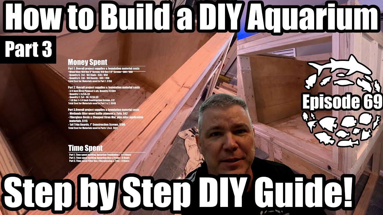 How to Build a DIY Aquarium, a Step by Step Guide. Part 3 - YouTube