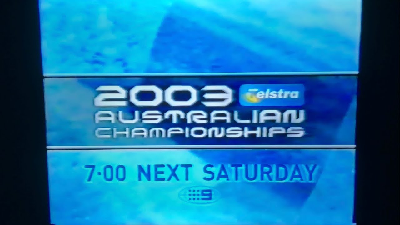 Channel Nine Telstra Australian Swimming Championships 2003 Promo - YouTube